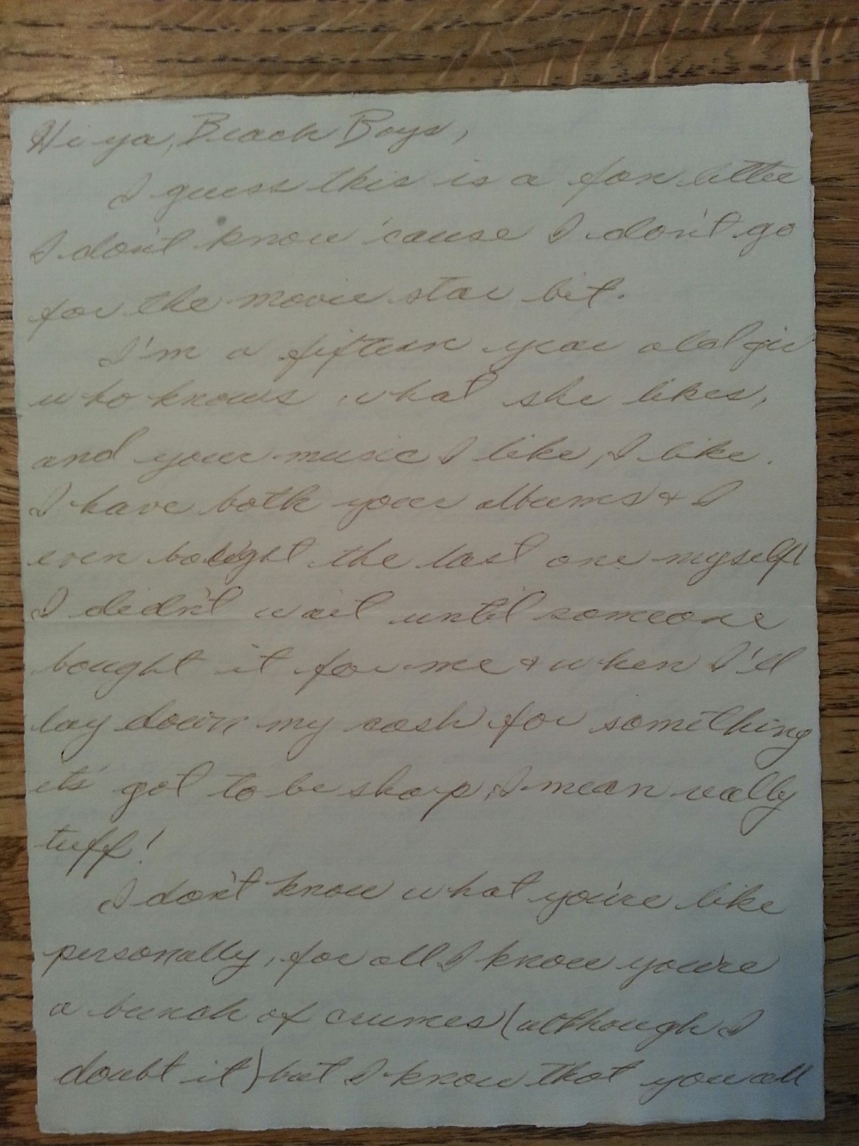 1963 Fan Letter | Becoming the Beach Boys - a reader's companion to the ...